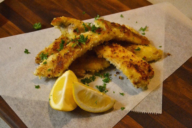 Recipe: Crumbed flathead tails - Places We Go